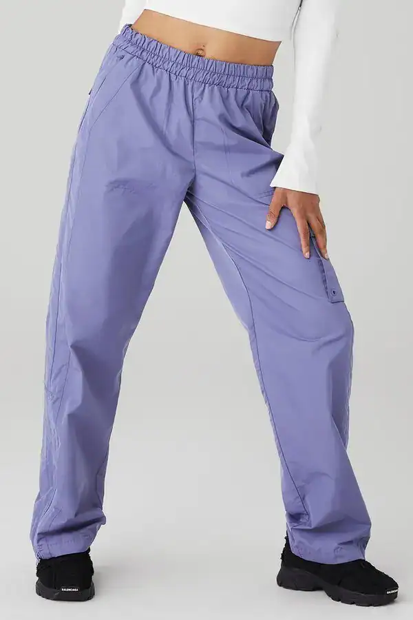 Alo Yoga International Wide Leg City Pant In Infinity Blue - 30